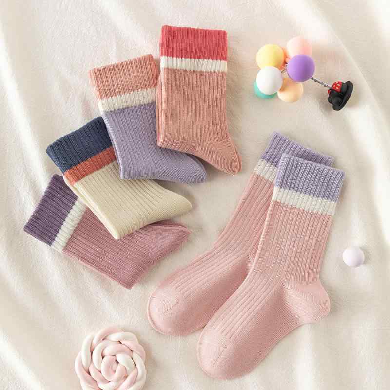 靴下 キッズ ベビー 快適 コットン 秋冬 春秋 男の子 女の子 かわいい 中筒 ソックス