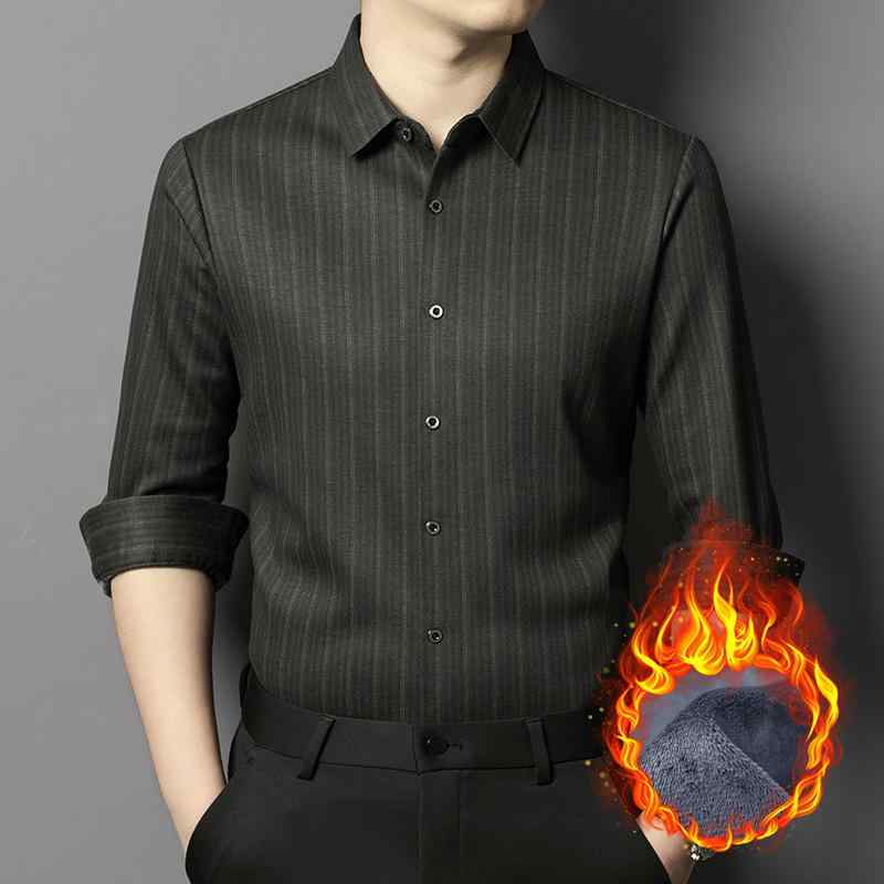 シャツ メンズ 男性用 裏起毛 厚手 高品質 防寒 保温 インナー あったか 暖かい