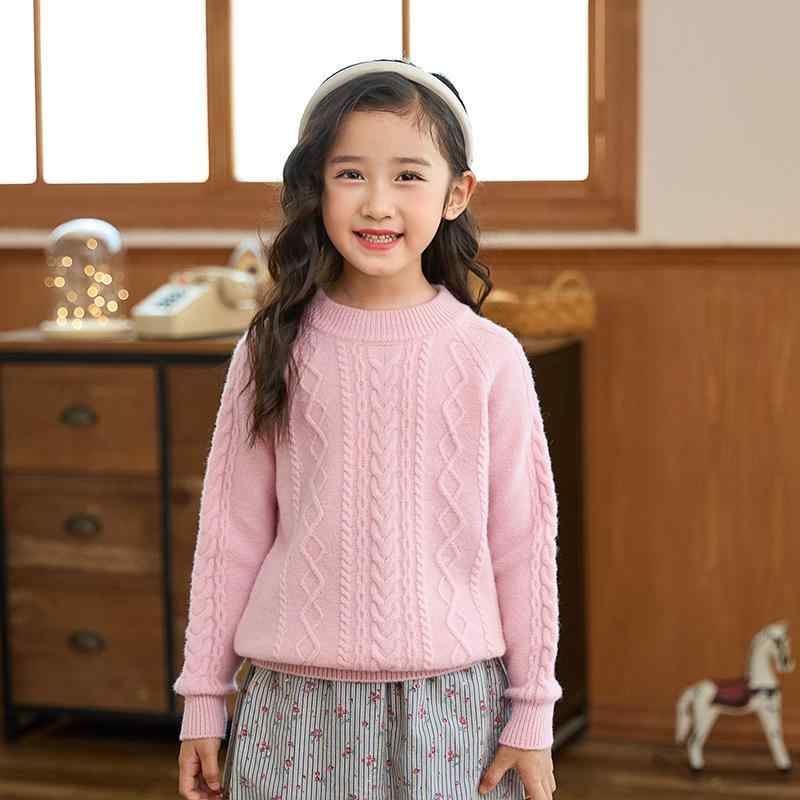 子供服 ニット・セーター 秋冬 ベビー 無地 ウール トップス 厚手 男女兼用 毛糸 暖かい かわいい・対象性別: 男女兼用・スタイル: カジュアル・対象年齢: 中小キッズ（3～8歳、100～140cm）・対応シーズン: 秋・袖丈: 長袖・...
