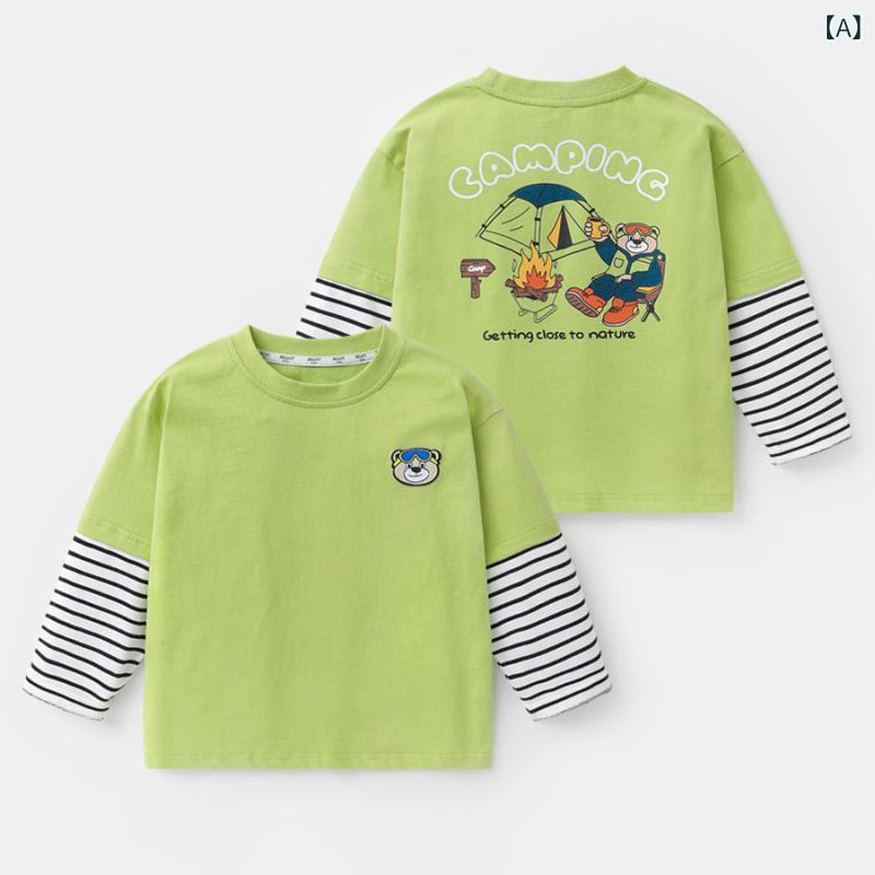 Tシャツ キッズ 長袖 春物 上下セット 子供 ベビー 春秋 服 パンツ 長ズボン