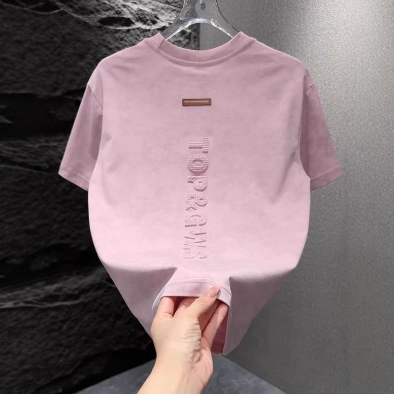 Tシャツ 男性用 半袖 絞り染め デザイン カットソー 韓国風 おしゃれ 普段使い