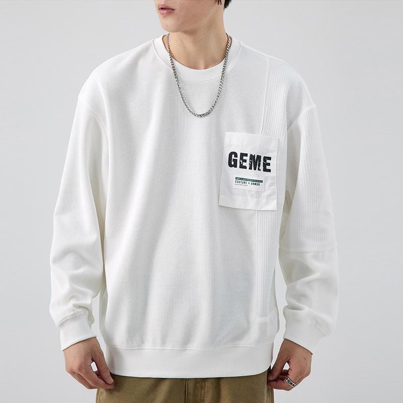 スウェット メンズ 男性用 秋冬 トップス トレーナー プリント ゆったり クルーネック カジュアル・スタイル: 青春流行・款式: 套头・领型: 无领・领口形状: 圆领・袖丈: 長袖・是否连帽: 不连帽・门襟: 套头・厚薄: 加厚・主な素材...