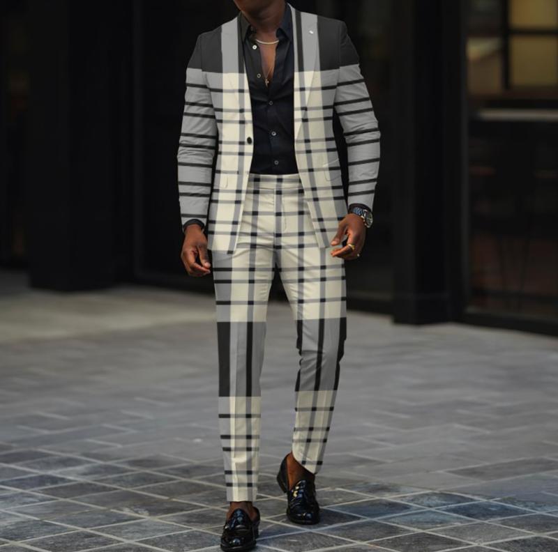 スーツ 男性用 セットアップ フォーマル ビジネス 紳士服 上下セット 長袖 ジャケット スラックス パンツ スタイリッシュ おしゃれ
