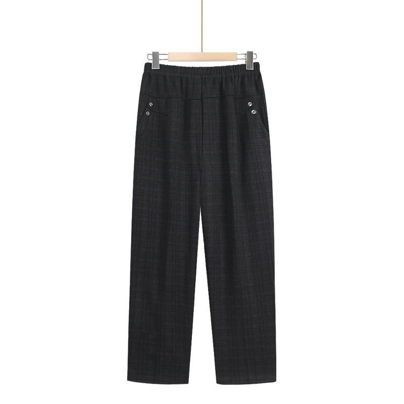 パンツ レディース ミセス 春秋 ゆったり ストレート ズボン 婦人服 カジュアル 高齢者向け リラックス 普段使い お母さん 楽ちん シニア