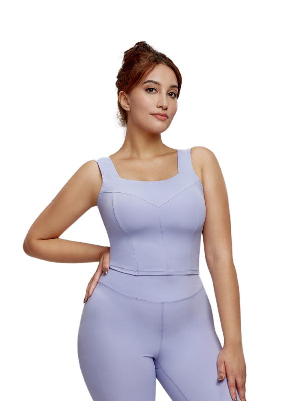 タンクトップ レディース 大きいサイズ スポーツブラ 胸パッド付き ヨガ ウェア 揺れない フィットネス トレーニング ランニング 吸汗速乾 伸縮性