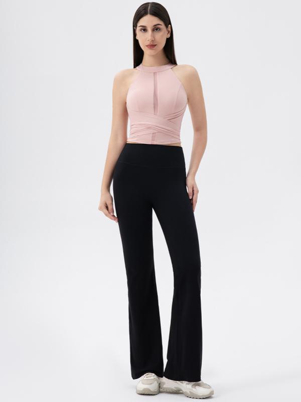 ヨガウェア レディース ブラトップ カップ付き 高弾性 通気性 スポーツブラ トレーニングウェア スリムフィット トップス