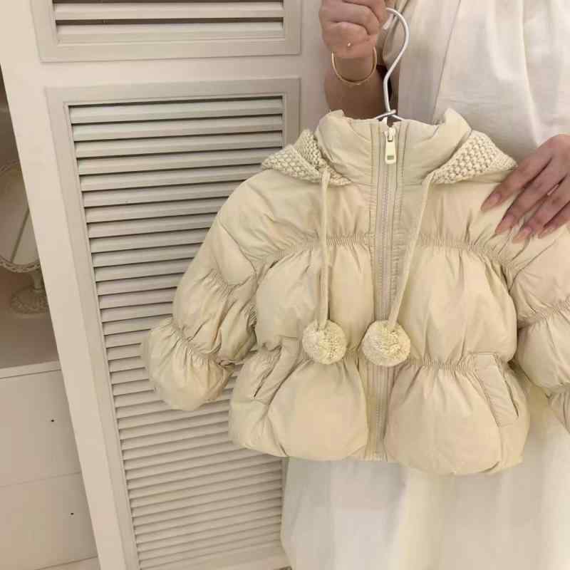 子供服 ガールズ 中綿 コート 秋冬 厚手 防寒 保温 アウター かわいい ベビー キッズ 冬物