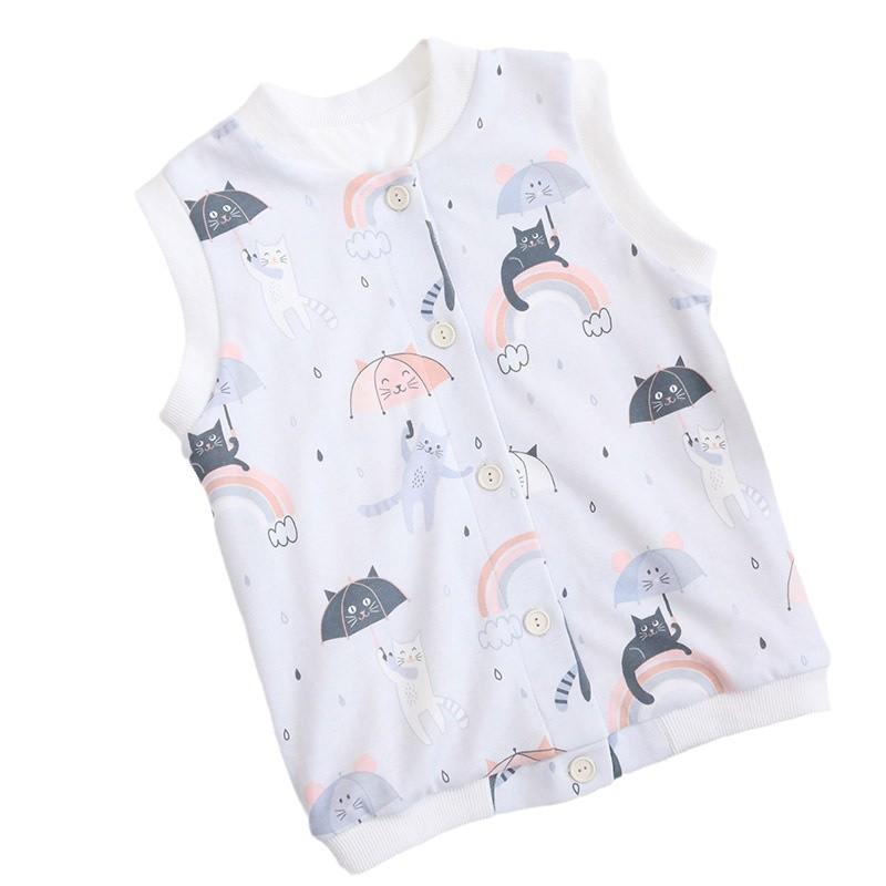 子供用 ベスト 秋冬 桑蚕丝 カートーン柄 袖なし 馬甲 保温 アウター