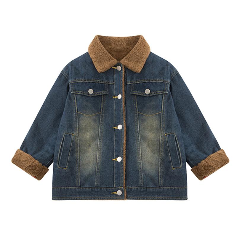 キッズ シャツ 裏起毛 男の子 デニム ジャケット 子供服 韓国風 おしゃれ 厚手 あったか アウター かわいい カジュアル・性別: 男の子・産地: 浙江省・襟型: 襟付き・スタイル: 韓国版・厚さ: 厚手・生地の加工: 起毛,シャーリング...