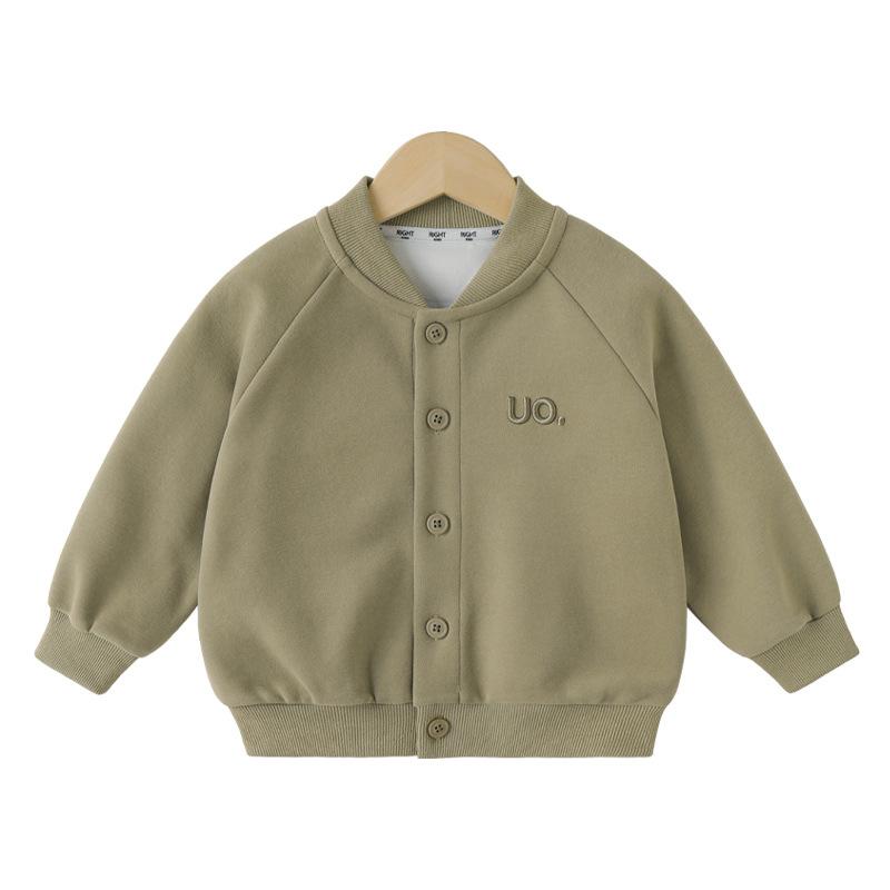 子供服 男の子 野球 ジャケット ニット カーディガン 春秋 ベビー服 キッズ 小童 トップス・適用性別: 男・対象年齢: 中小キッズ(3～8歳、100～140cm)・襟のタイプ: スタンドカラー・スタイル: カジュアル・柄: 漫画, 文字...