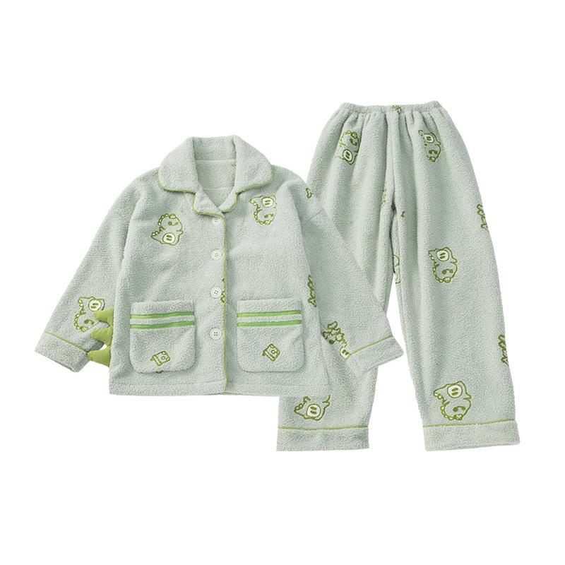 パジャマ キッズ 男の子 秋冬 厚手 コーラル フリース 子供 冬 カートゥーン 寝巻き 部屋着