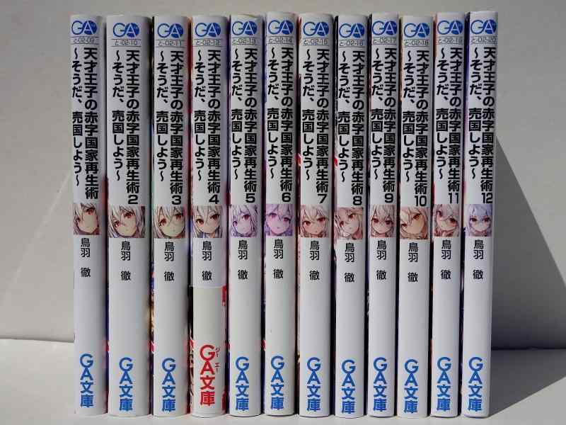 天才王子の赤字国家再生術 ～そうだ、売国しよう～　ライトノベル　1-12巻セット■ ご購入前に必ずご確認ください ■1. 在庫管理とご注文の確定当店は複数のオンラインモールで在庫を共有しております。在庫の変動： 更新のタイムラグにより、ご注...