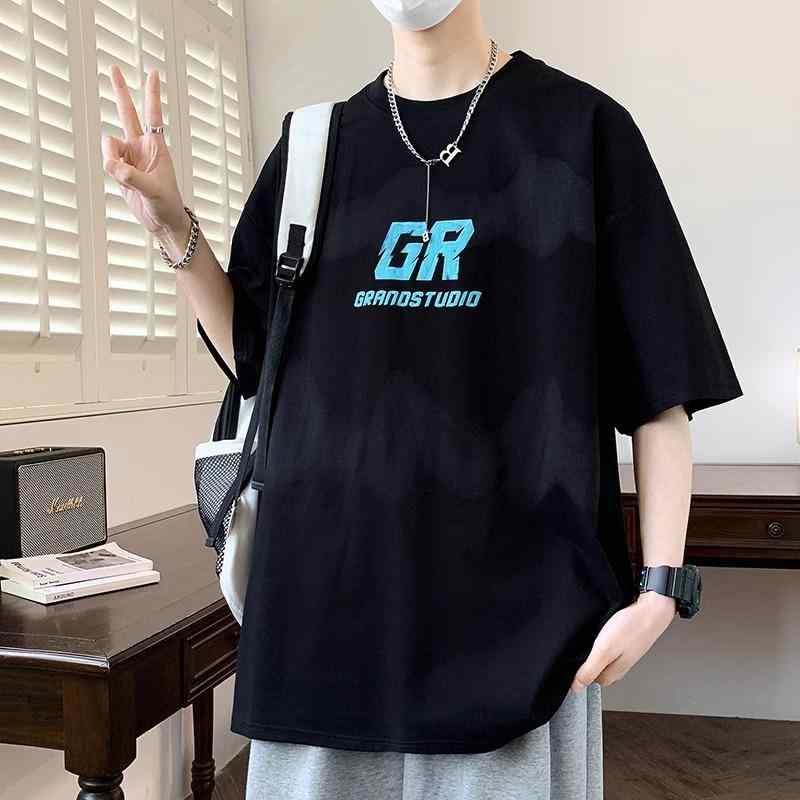 Tシャツ 男の子 初中高生 涼感 夏服 半袖 青少年 大童 ゆったり トップス