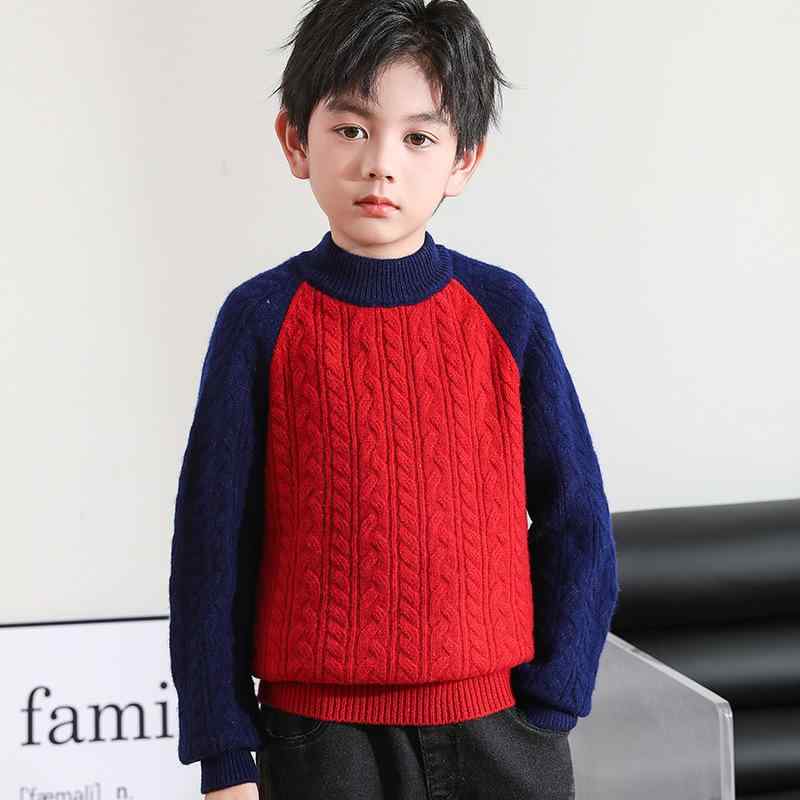 子供服 セーター 100% ウール ニット 秋冬 厚手 男の子 女の子 学生 中学生 男女兼用・性別: 男女兼用・スタイル: スクール・対象年齢: 中高学年(8歳以上)・シーズン: 冬、秋・袖丈: 長袖・ネックライン: ラウンドネック・柄:...