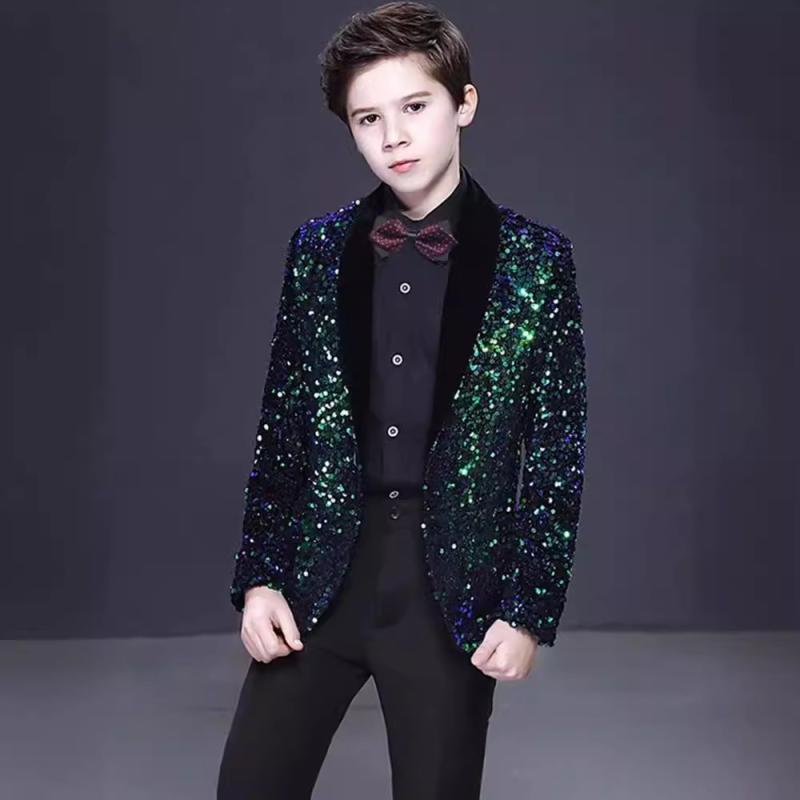 子供用フォーマルスーツ 結婚式 発表会 男の子 花婿 衣装 ピアノ 演奏会 子供タキシード 上下セット チェック柄 入学式 卒業式 七五三 紳士服