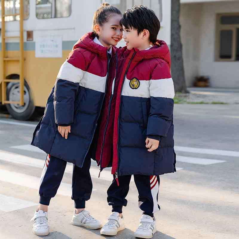 スクールウェア キッズ 厚手 中綿 コート ジャケット 幼稚園 冬服 コットン