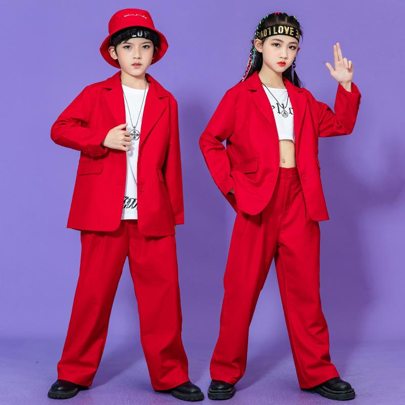 子供服 スーツ 女の子 ジャズダンス 衣装 男の子 ストリートダンス B-BOY ポッピン ダンス ウェア 機械舞 演出服