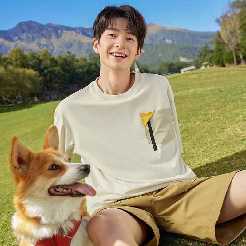 Tシャツ 男性用 接触冷感 吸湿速乾 宽松 通気性 スポーツ アウトドア 普段使い トレーニング