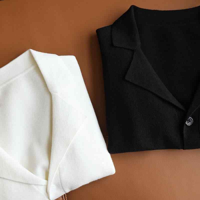 カーディガン レディース ウール ニット オフィス カジュアル きれいめ 上品 高級感 無地 長袖 秋冬 羽織り アウター