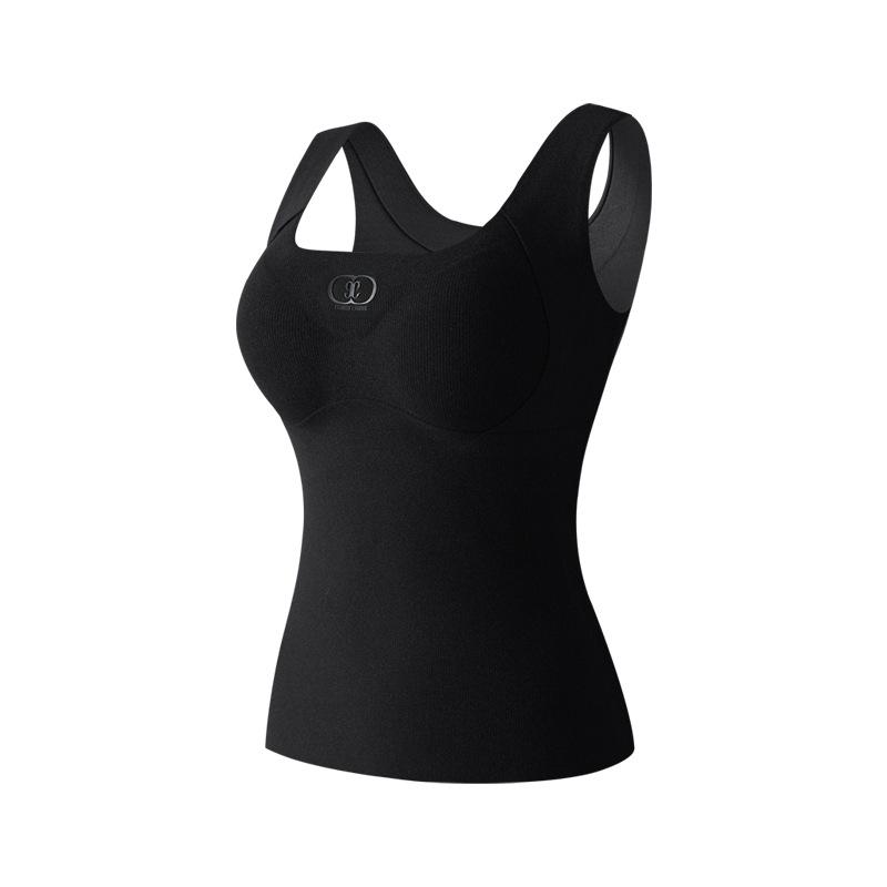 キャミソール レディース 7A 抗菌 再生繊維 シルクブレンド 裏起毛 微塑形 インナー あったか トップス