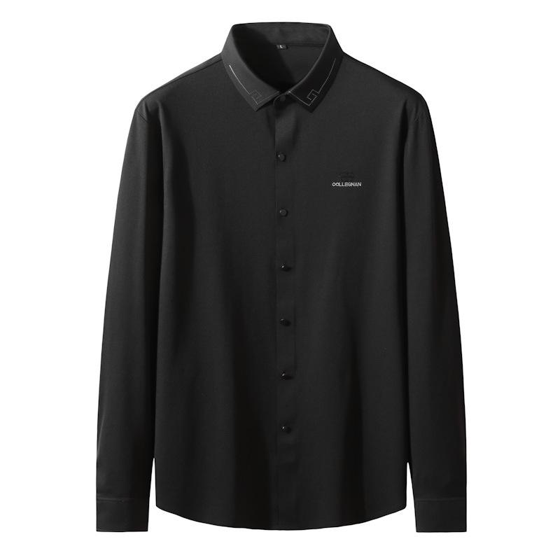 シャツ メンズ 男性用 長袖 トップス 大きいサイズ ゆったりサイズ 形態安定 普段使い 通勤用 秋冬・生地名: 化学繊維混紡・素材機能: その他・スタイル: スポーツカジュアル・タイプ: カーディガン・フィット: ゆったり・ネックライン:...