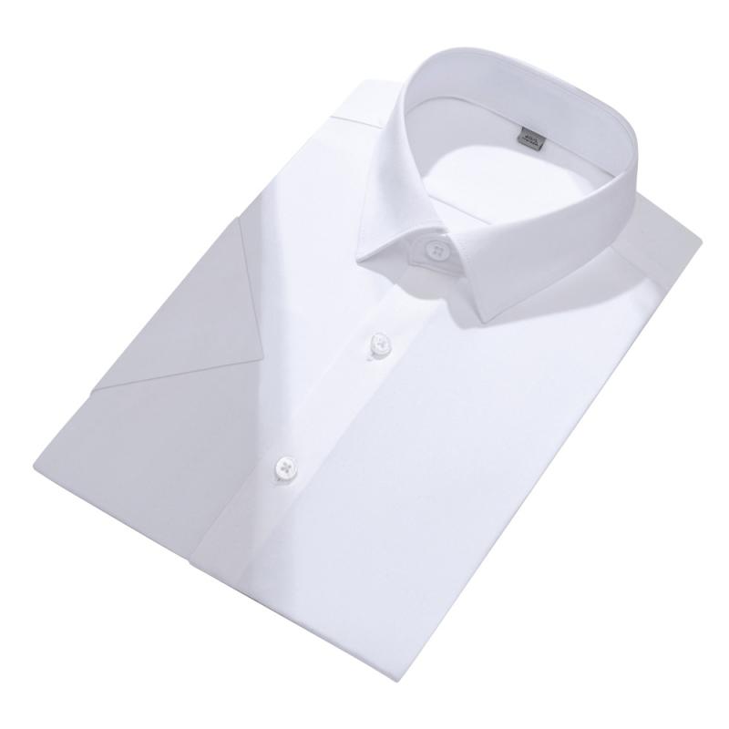 シャツ メンズ 男性用 半袖シャツ 接触冷感 ストレッチ ビジネス 白シャツ 通勤着 普段使い