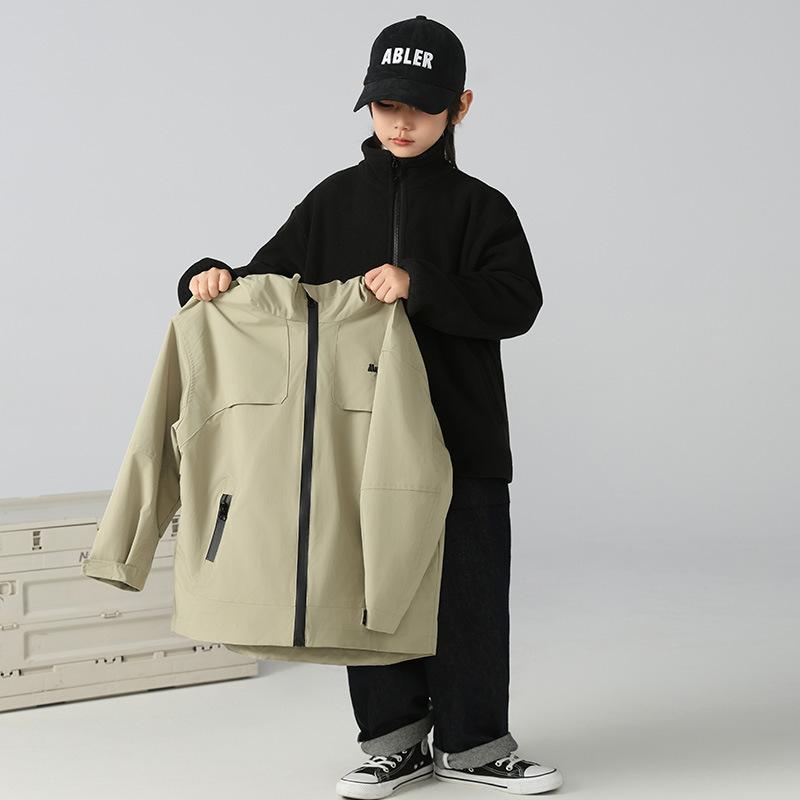 ジャケット キッズ 秋冬 子供服 アウター ジャンパー 取り外し可能