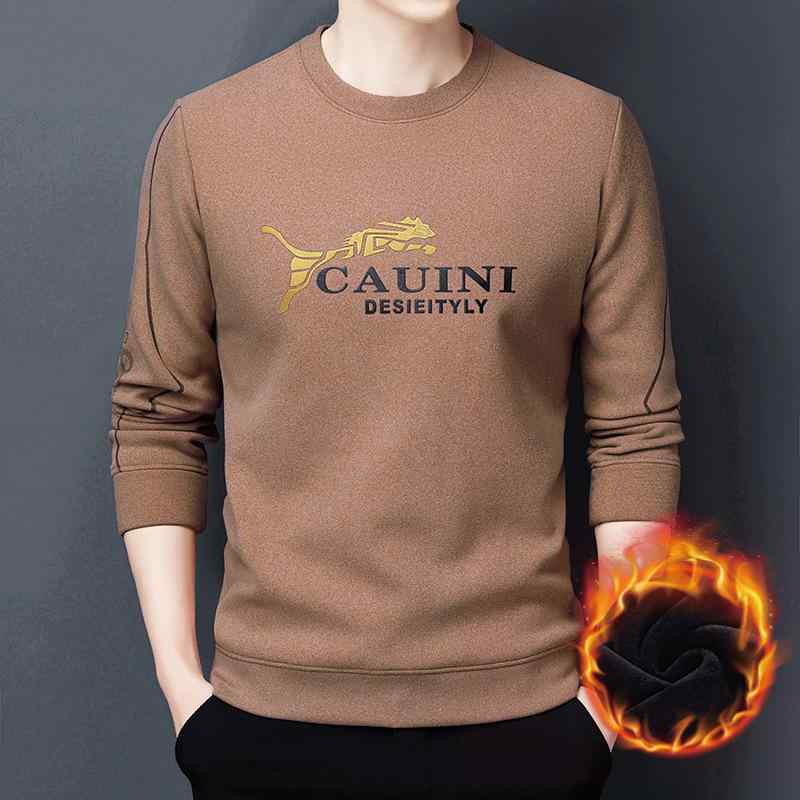 シャツ 男性用 裏起毛 厚手 トップス 中青年 保温 長袖 トレーナー 暖か ドイツ製 部屋着