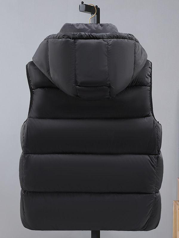 ベスト 男性用 秋冬 ペア 加厚 フード付き 防寒 保温 チョッキ 袖なし ジャケット 綿