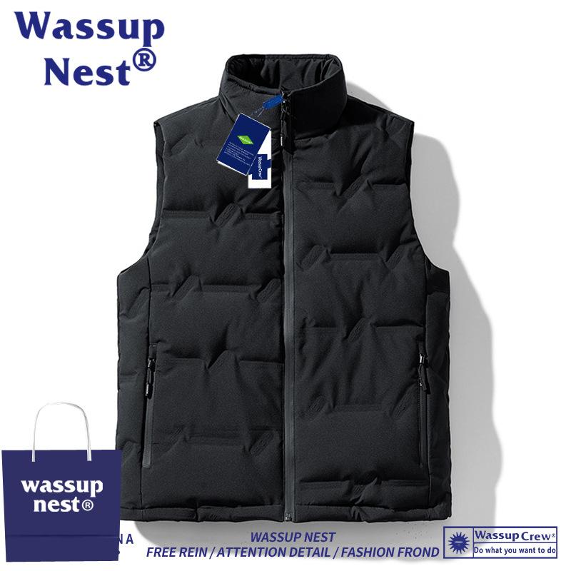 ダウンベスト 男性用 秋冬 ノースリーブ ジャケット アウター 厚手 防寒 チョッキ