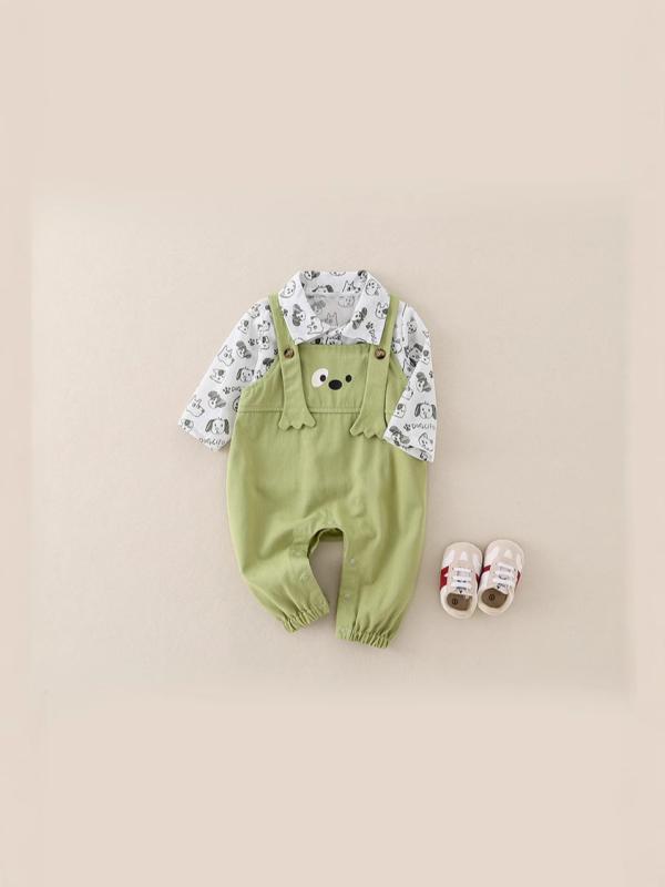 ベビー服 男の子 春秋 セットアップ シャツ サロペット 上下セット かわいい おしゃれ カジュアル 乳幼児 幼児・素材: 綿・対象年齢: 1~3歳 (80~100cm)・性別: 男・袖丈: 長袖・フード: なし・厚さ: 普通・主な素材: ...