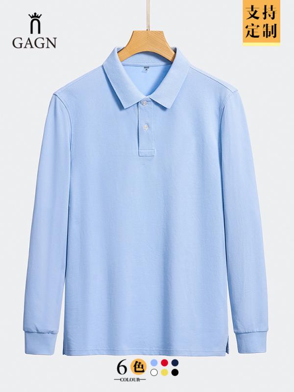ポロシャツ メンズ 長袖 Tシャツ ビジネスカジュアル トップス 企業 制服 作業着 細身 スタイリッシュ 2024 秋冬 新作