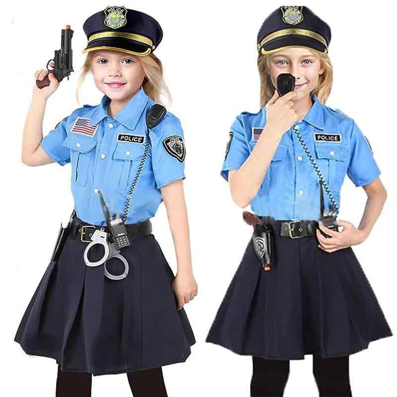 2子供用 ハロウィン ポリス 消防士 パイロット ドクター コスチューム 制服 子供用