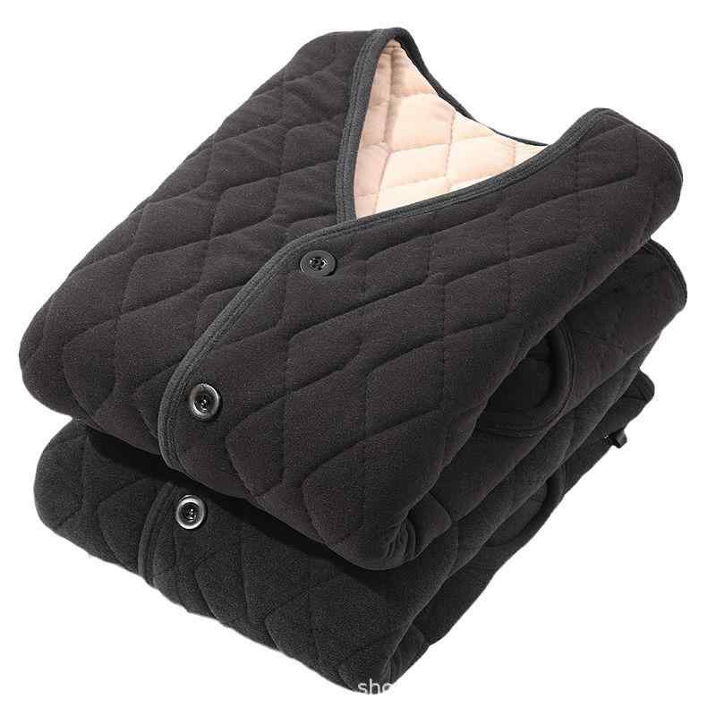 ベスト 男性用 シニア 裏起毛 厚手 防寒 チョッキ 袖なし ビジネス 紳士 あったか