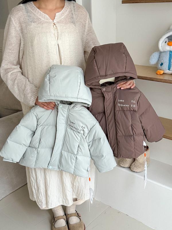 子供服 ダウンジャケット 冬用 ベビー 厚手 ダウン アウター 乳幼児 服 中長 連帽 フード付き お出かけ着 A類・性別: 男の子・対象年齢: 幼児(1～3歳.80～100cm)・対象シーズン: 冬・詰め物: ホワイトダックダウン・スタイ...