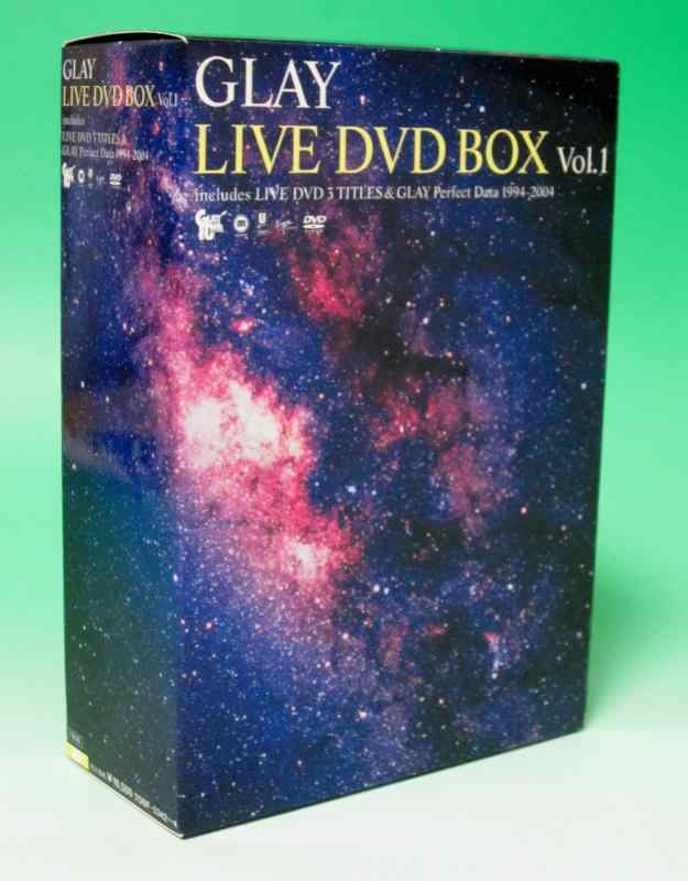 GLAY LIVE DVD BOX Vol.1(includes LIVE DVD 3TITLES &amp; GLAY Perfect Data 1994-2004)