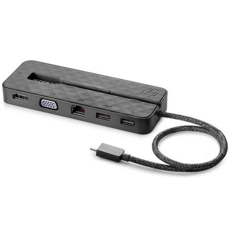 HP(Inc.) 1PM64AA#UUF HP USB-C Mini DockSB-C経由でHDMI、VGA、RJ45、USB3.0 x1、USB2.0x1 、USB-Cx1に拡張接続90W/65W/45W/15W/10W USB-C 接続...