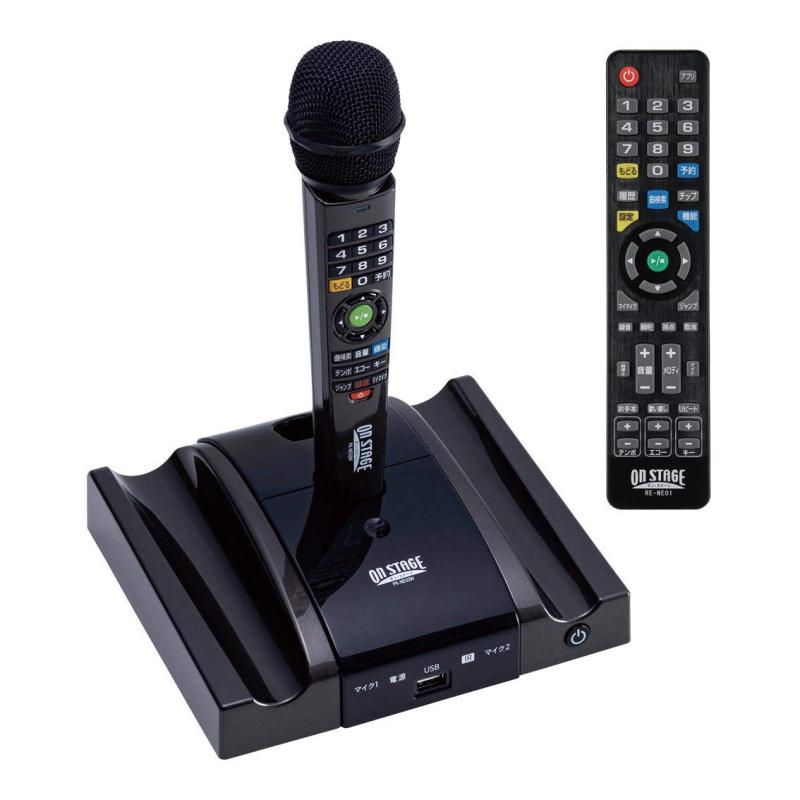 オン・ステージ PK-NE02W(グレー) パーソナルカラオケ発売日2018/11/07、900曲内蔵HDMI対応モデル。内お手本ボーカル曲200曲内蔵、キー設定、エコー設定、テンポ設定、予約（100曲）、採点機能、録音・再生機能など充実し...