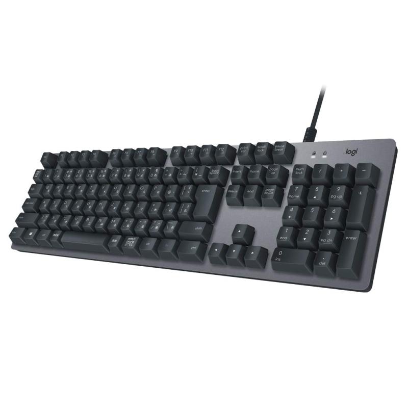 ロジクール K840 メカニカルキーボード 108フルキー ROMER-G 26キー ロールオーバー　アルミニウム キーボード USB 有線　国内正規品 2年間無償【有線メカニカルキーボード】反応の良いキーストロークと明確な打鍵感、静かな操...