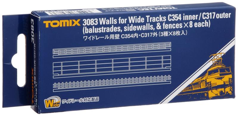 トミーテック(TOMYTEC) TOMIX Nゲージ ワイドレール用 壁C354内 C317外 3種×8枚入 3083 鉄道模型用品<b>対象性別 :</b>男の子<b>対象年齢 :</b>8歳から