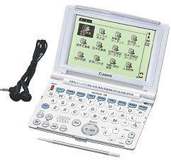 CANON wordtank V30 (16コンテンツ, 受験モデル, 音声対応) 0049B001画面サイズ：4.9型 / 表示可能字数：26X17 / バックライト：非対応 / タッチパネル対応 / キー配列：QWERTY辞書：国,漢,...