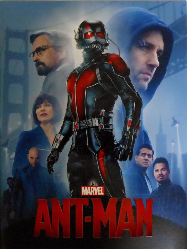 【映画パンフレット】アントマン 監督 ペイトン・リード キャスト ポール・ラッド、エヴァンジェリン・リリー、コリー・ストール、ボビー・カナヴェイル、マイケル・ペーニャ