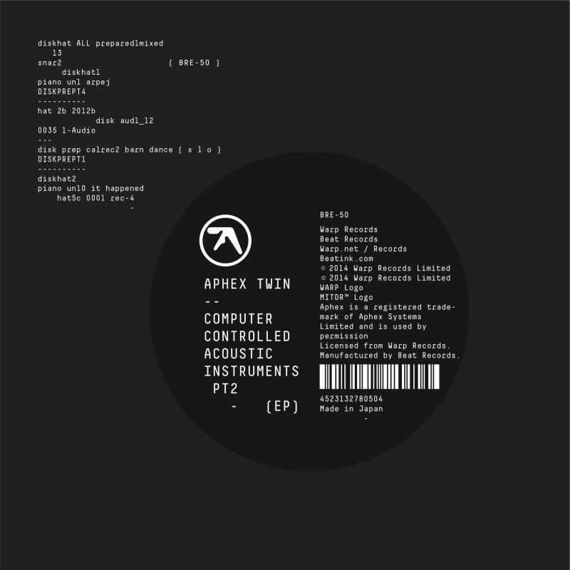 Computer Controlled Acoustic Instruments pt2 EP [国内盤CD] (BRE50)■ ご購入前に必ずご確認ください ■1. 在庫管理とご注文の確定当店は複数のオンラインモールで在庫を共有しておりま...