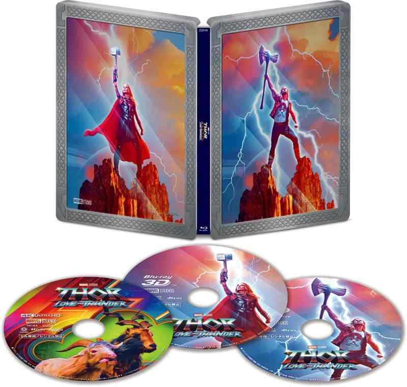 ソー:ラブ&amp;サンダー 4K UHD MovieNEX スチールブック [4K ULTRA HD+3D+ブルーレイ+デジタルコピー+MovieNEXワールド] [Blu-ray]4K UHD MovieNEX■ ご購入前に必ずご確認く...