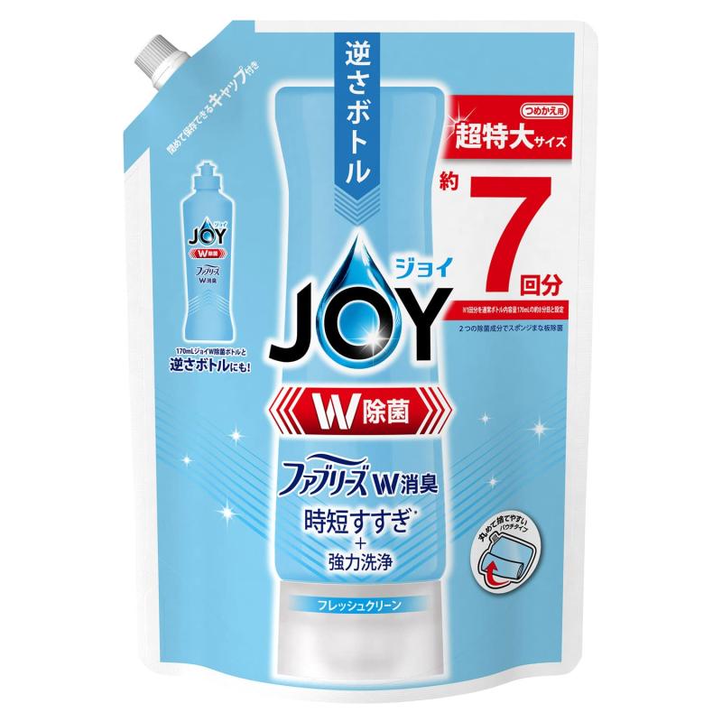 ジョイ W除菌 食器用洗剤 ファブリーズW消臭 フレッシュクリーン 詰め替え 超特大 930mL 1NEW 洗浄力・除菌力・すすぎの黄金比ジョイ誕生。すべての便益を最高レベルに実現ブラント名:ジョイメーカー名: P&amp;G商品の重量: ...