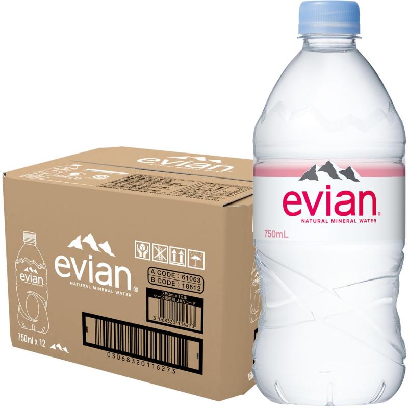 Evian(エビアン) 伊藤園 evian 硬水 ミネラルウォーター ペットボトル 750ml×12本 [正規輸入品]内容量:750ml×12本容器:ペットボトル原材料:水(鉱泉水)栄養成分(100ml当たり):エネルギー、たんぱく質、脂質...