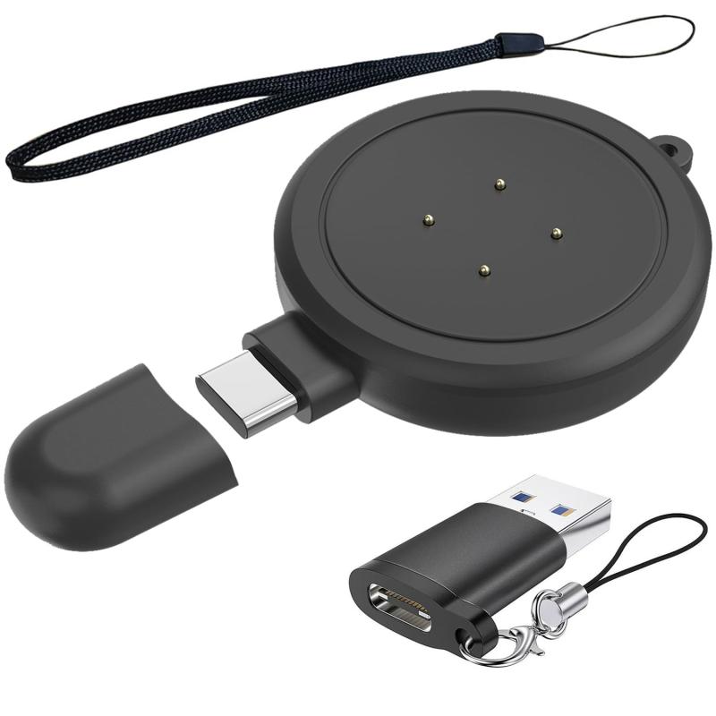 For Pixel Watch 充電器 充電器 2 in 1 USB-CとUSB-A 充電ケーブル ケーブル不要 Type-C充電変換アダプタ Pixel Watch2/3/Fitbit Sense1/2/Versa3/4スマートウォッチ対...