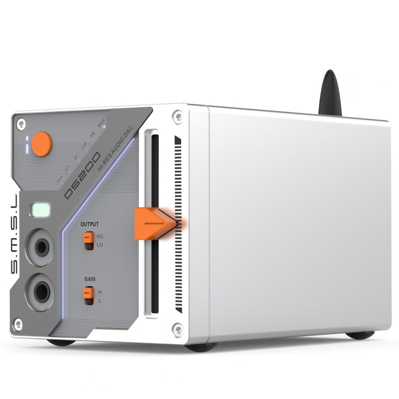 SMSL DS200 USB MQA DAC ヘッドホン アンプ CS43131 チップ2基搭載 Bluetooth 5.1 オーディオ デコーダー 3.5mm &amp; 4.4mm ヘッドフォンアンプ MQA-CD XMOS XU-31...