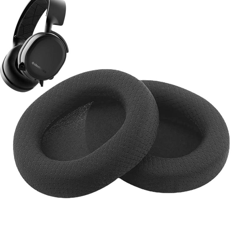イヤーパッド FOR SteelSeries Arctis 1/Arctis 3/Arctis 5/Arctis 7/7P/Arctis 9X/Arctis Pro/Arctis prime に対応 交換 用 ヘッドホンパッド 防止音漏れ防...