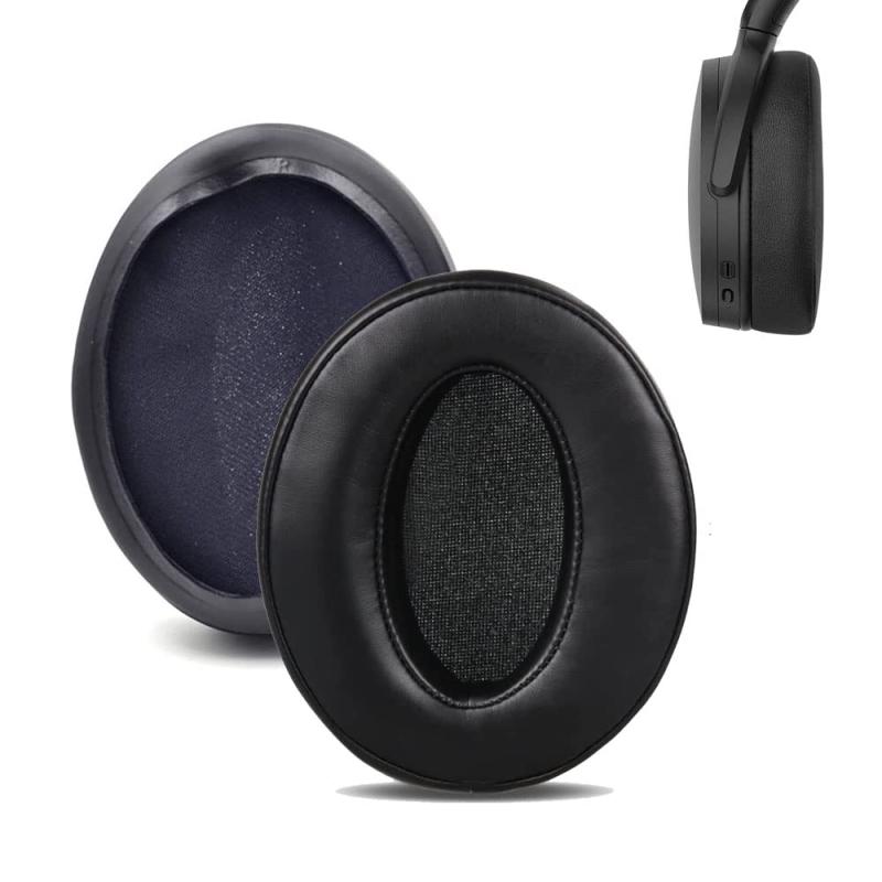 イヤーパッド FOR Sennheiser HD4.50BTNC/ HD4.40BT/HD4.30G/ HD350/HD458BT/HD400S に対応 交換 用 ヘッドホンパッド 防止音漏れ防止 <1組 > なんしつ 高密度フ...